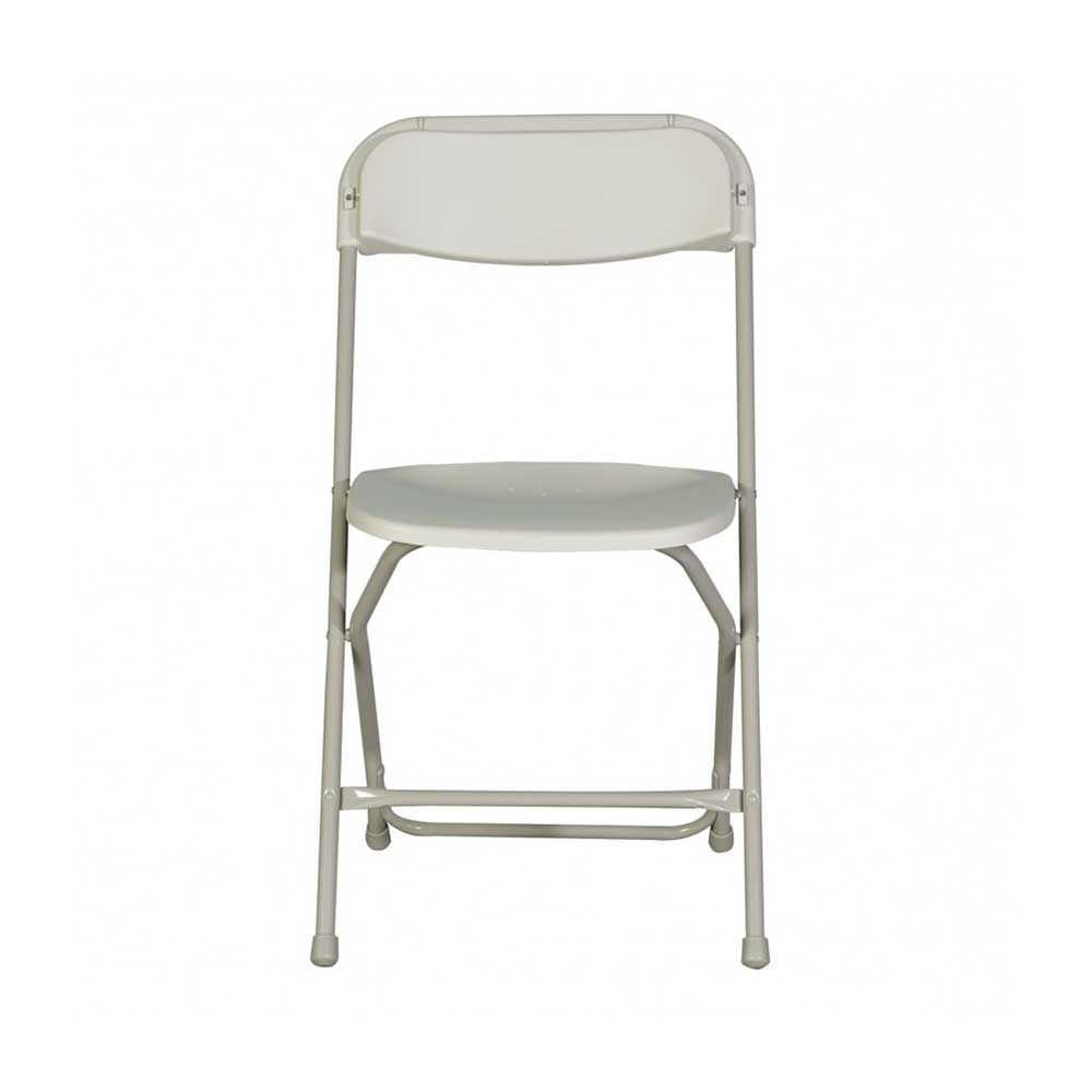 Low Cost Plastic Folding Rental Chairs – Bone | JMS Tents