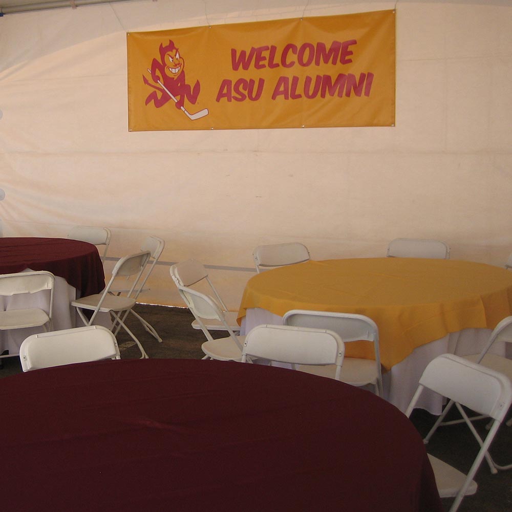 Decorative Square Table Overlays 54" | Rentals by JMS Tents