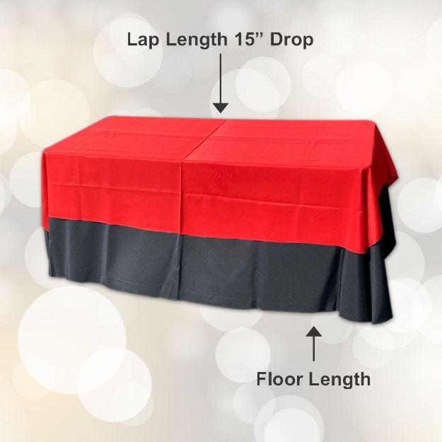 Rectangle Table Linen 90" x 132" | Rentals by JMS Tents