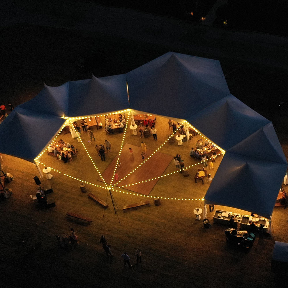 Dancing Under the Stars Wedding Tent Bundle 250 | JMS Tents