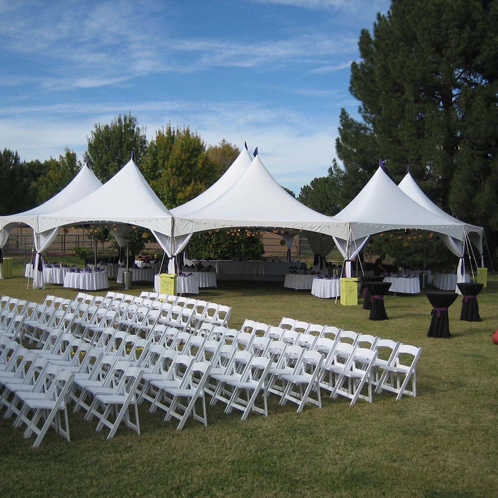170 Guest Hexagon Wedding Party Package by JMS Tents