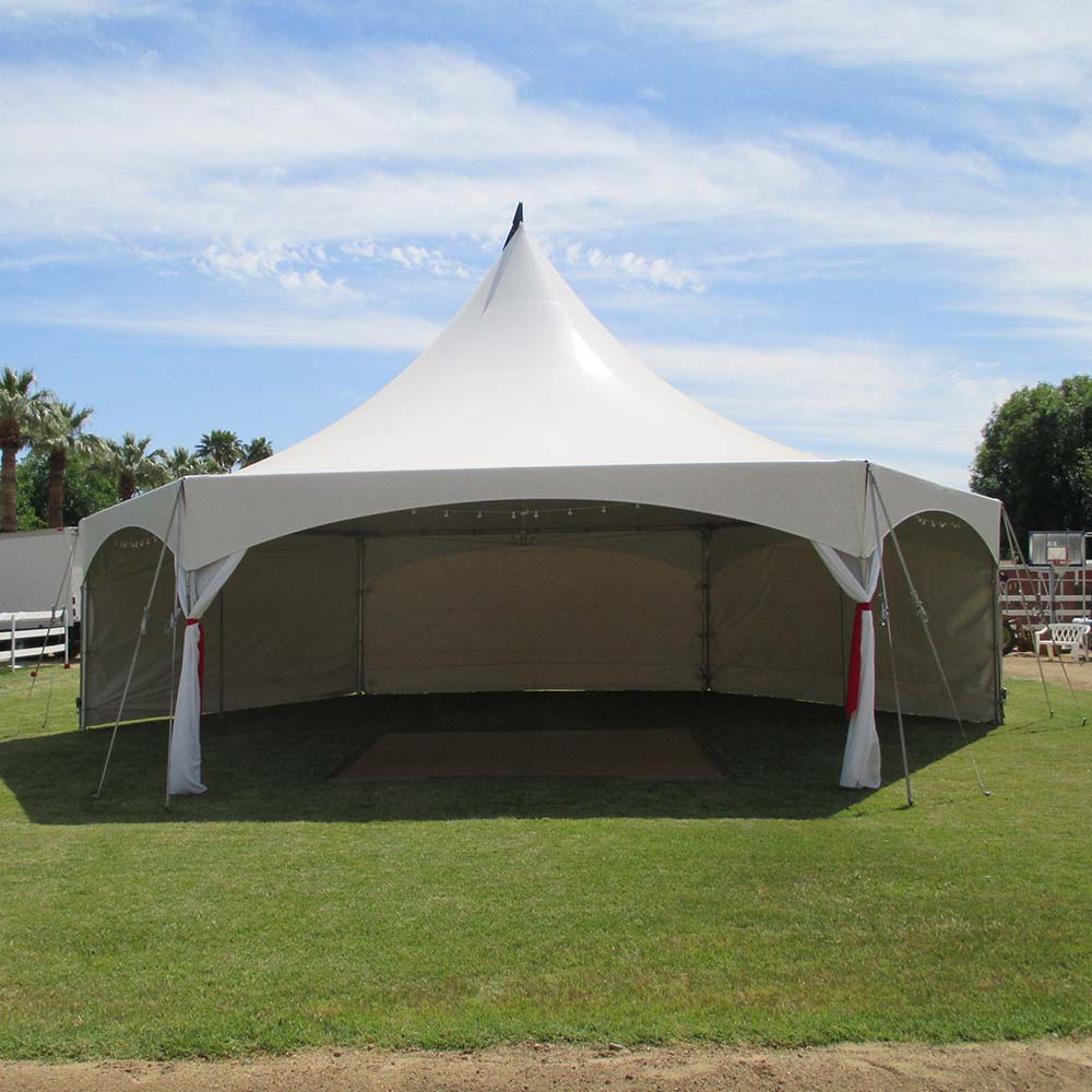 60 Guest Hexagon Wedding Reception Package by JMS Tents