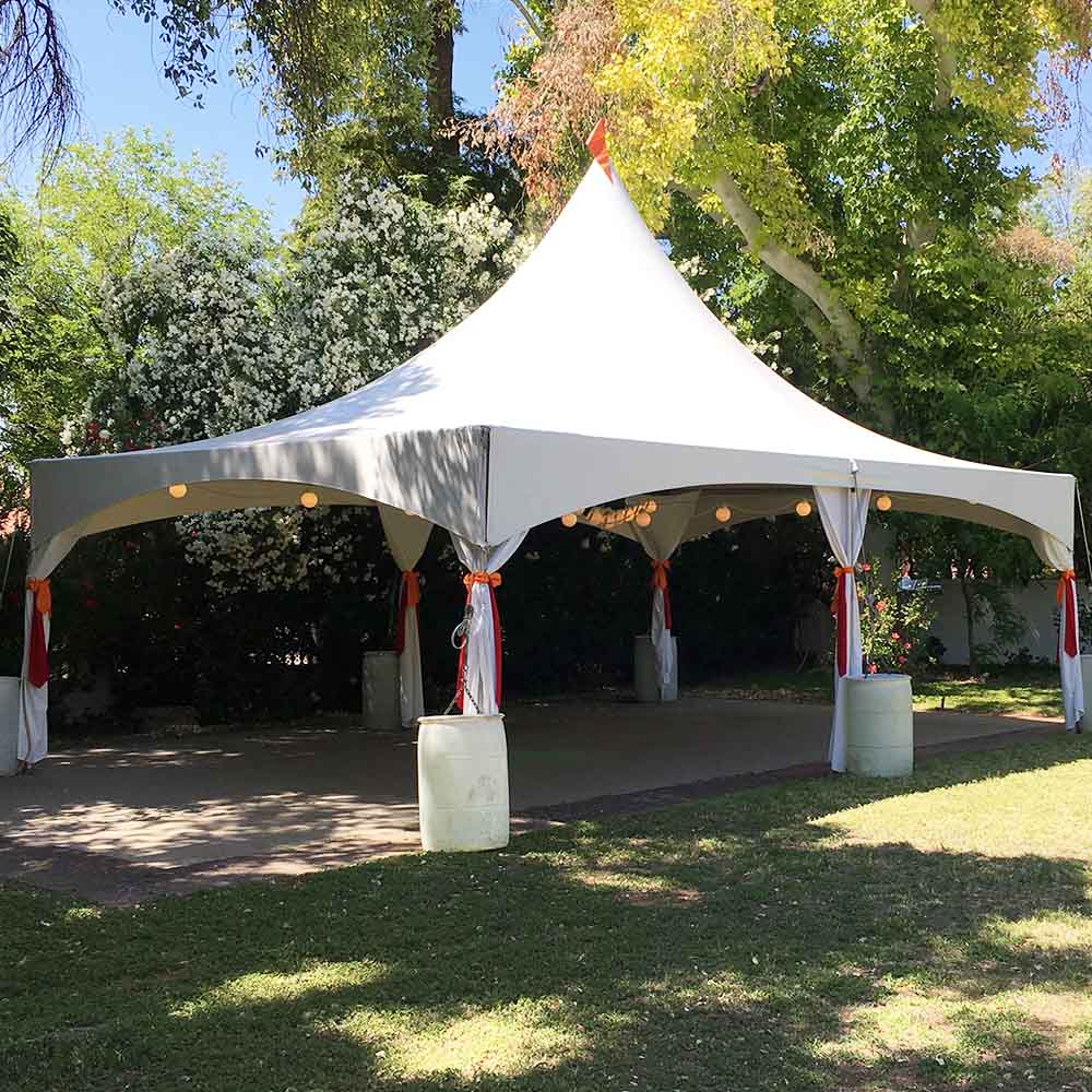 32 Guest Hexagon Wedding Reception Package by JMS Tents