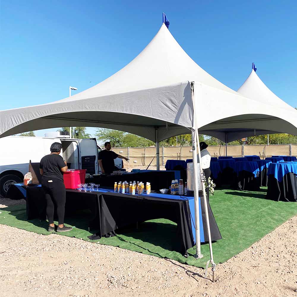 Groundbreaking Tent Rental Package for 50 Guests | JMS Tents